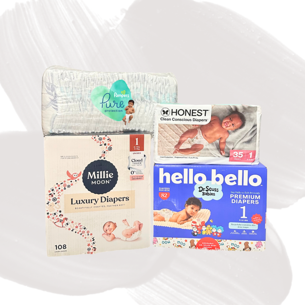 Premium Diaper Sample Box - Baby Showers By Mail